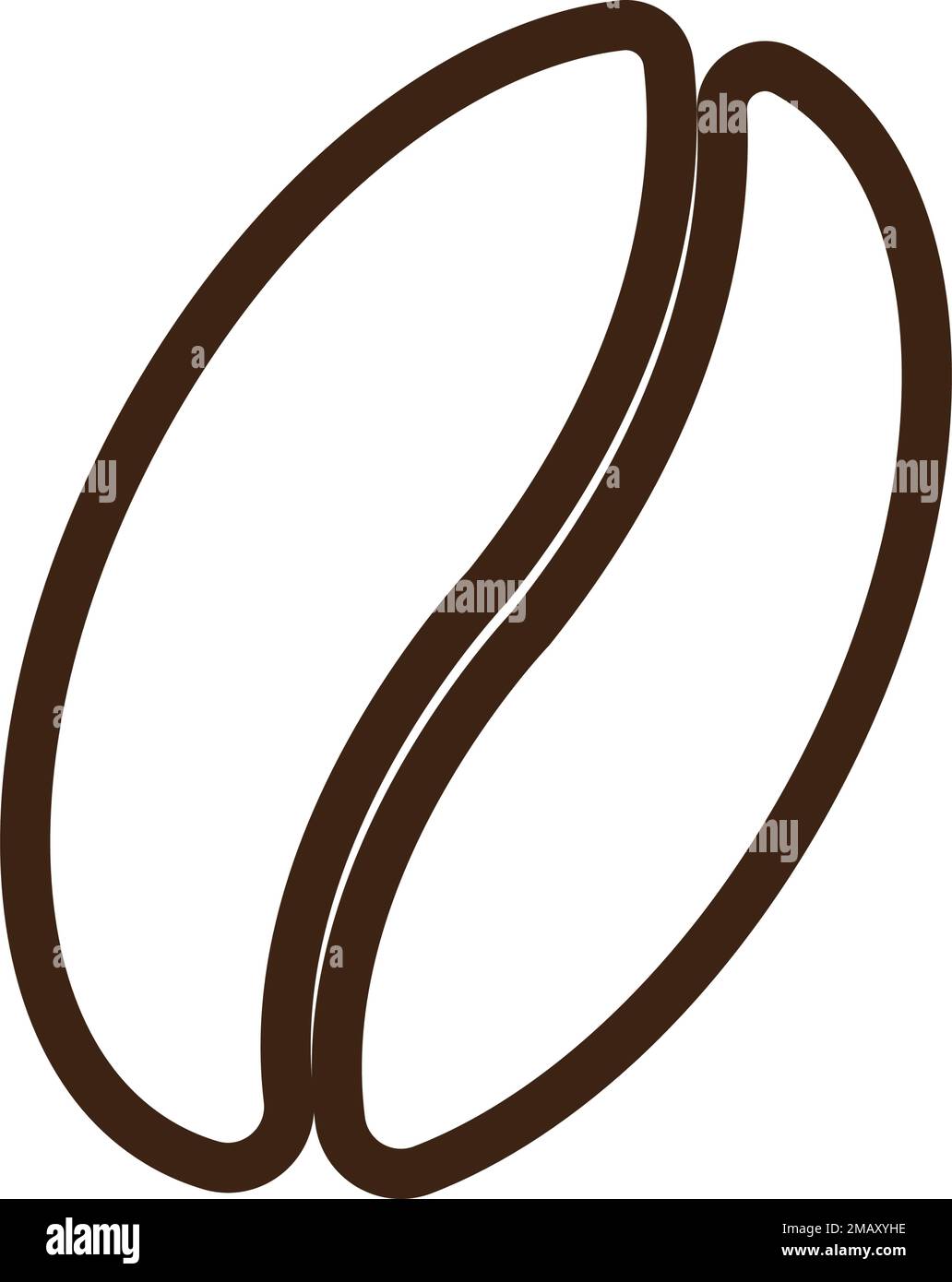 coffee bean logo illustration design Stock Vector Image & Art - Alamy