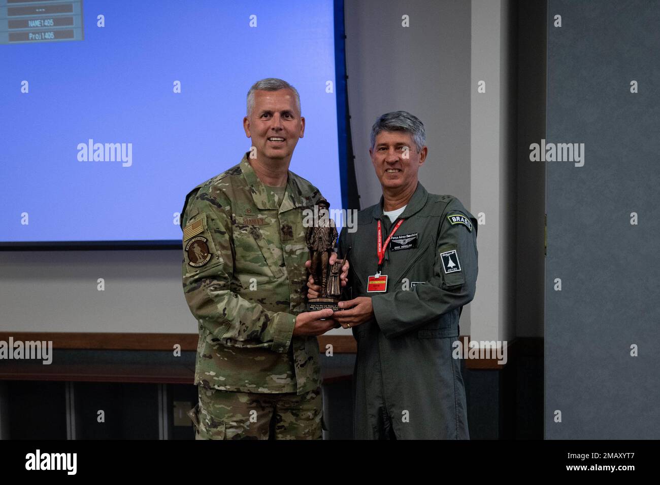 Col. Timothy Stanley, commander of the 222nd Command and Control ...