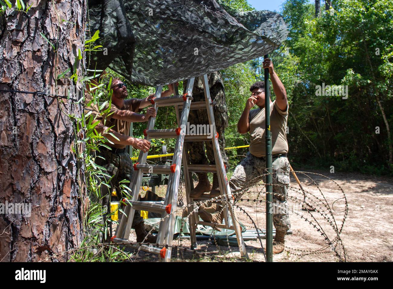 GULFPORT, Miss. (Jun. 7, 2022) Seabees assigned to Naval Mobile ...