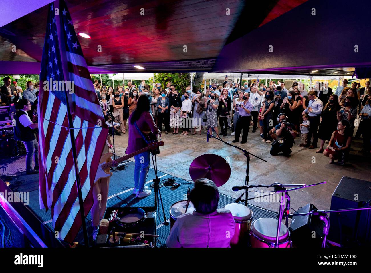 The Philippine pop band Ben&Ben perform for U.S. Embassy Manila Staff ...