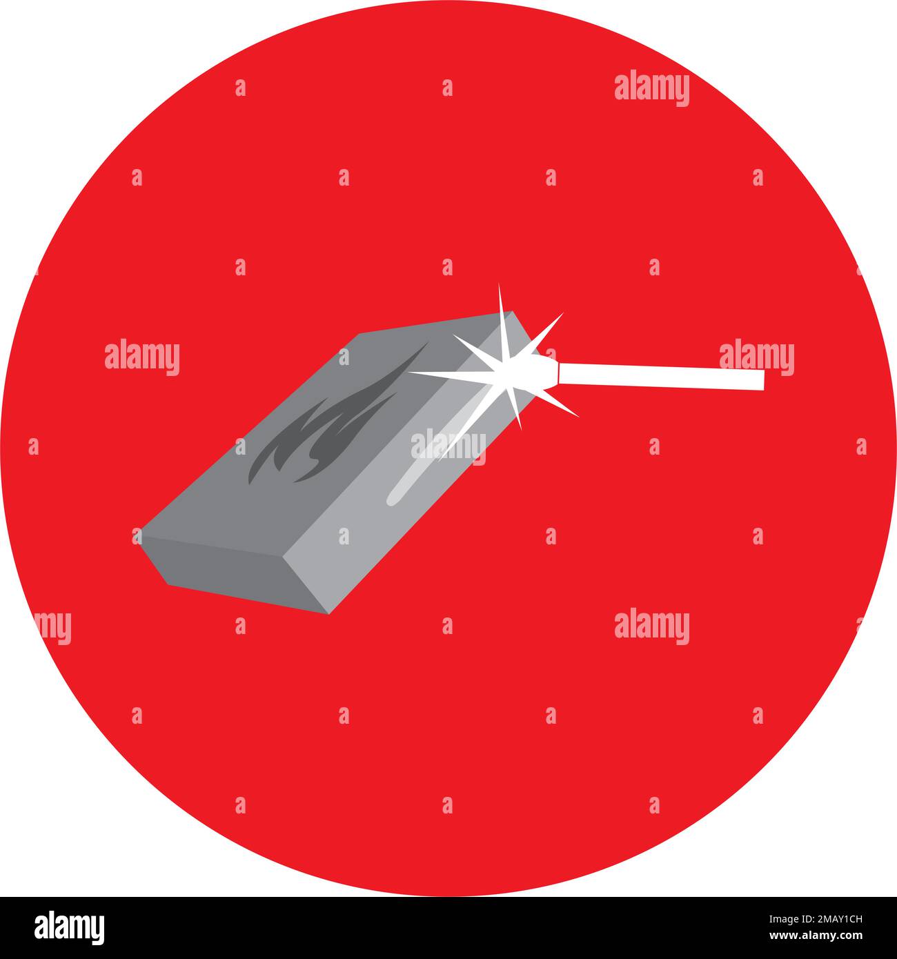 stem matches logo stock illustration design Stock Vector Image & Art ...