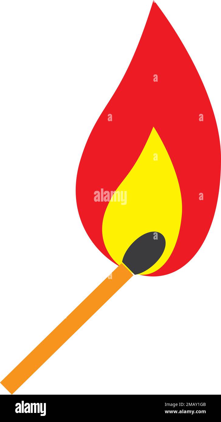 stem matches logo stock illustration design Stock Vector Image & Art ...