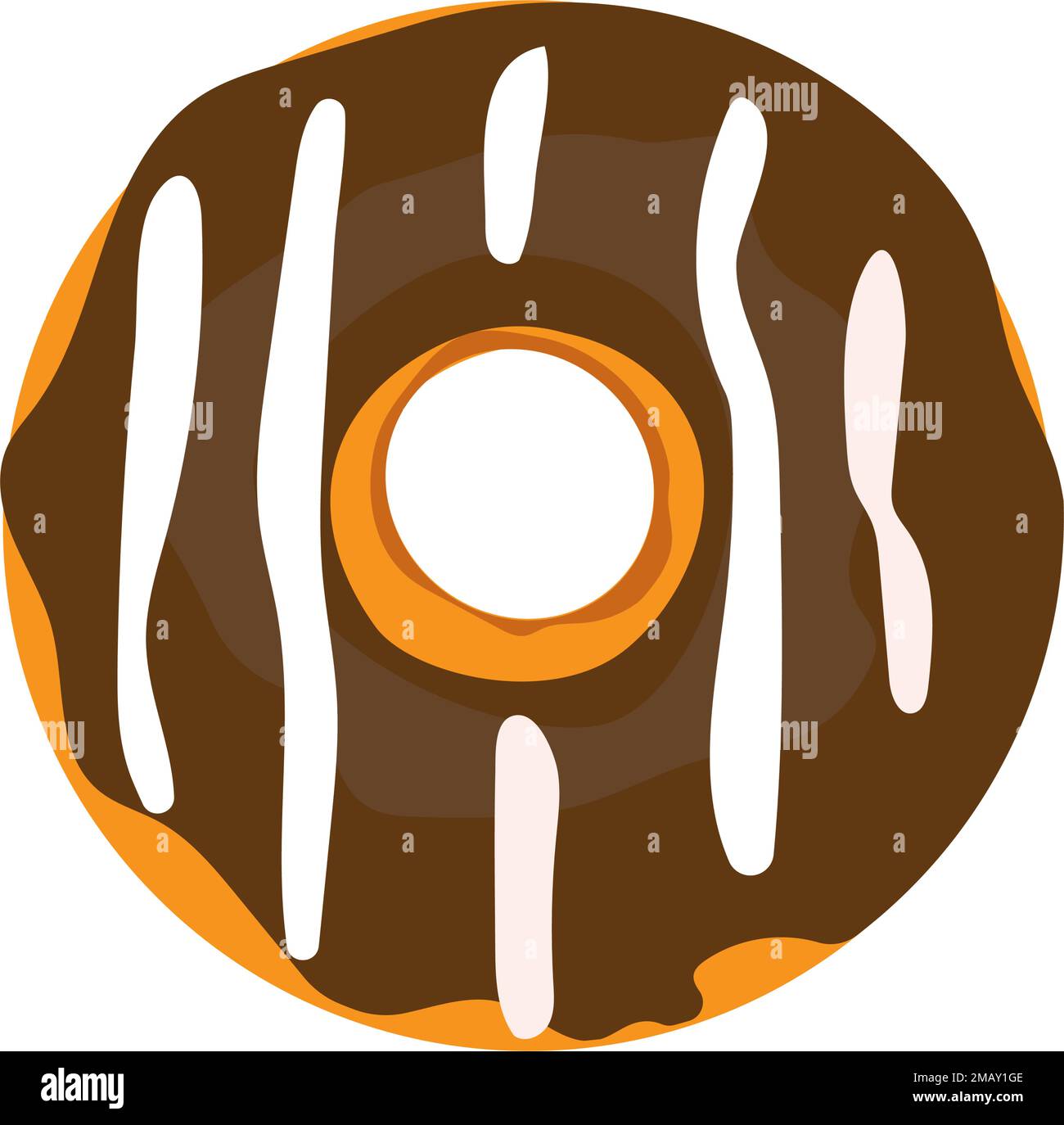 donut cake logo vector template Stock Vector Image & Art - Alamy
