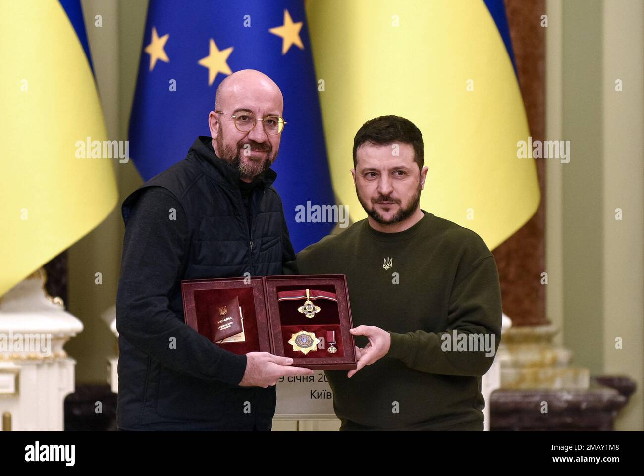 Non Exclusive: KYIV, UKRAINE - JANUARY 19, 2023 - President of Ukraine ...