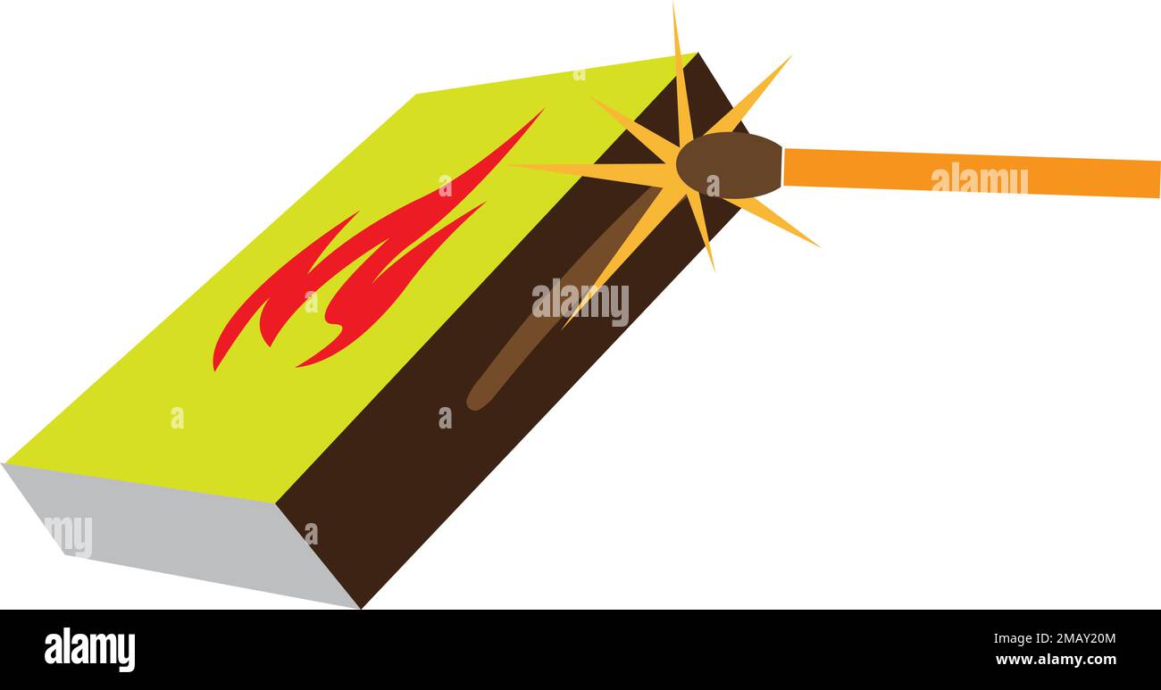 stem matches logo stock illustration design Stock Vector Image & Art ...