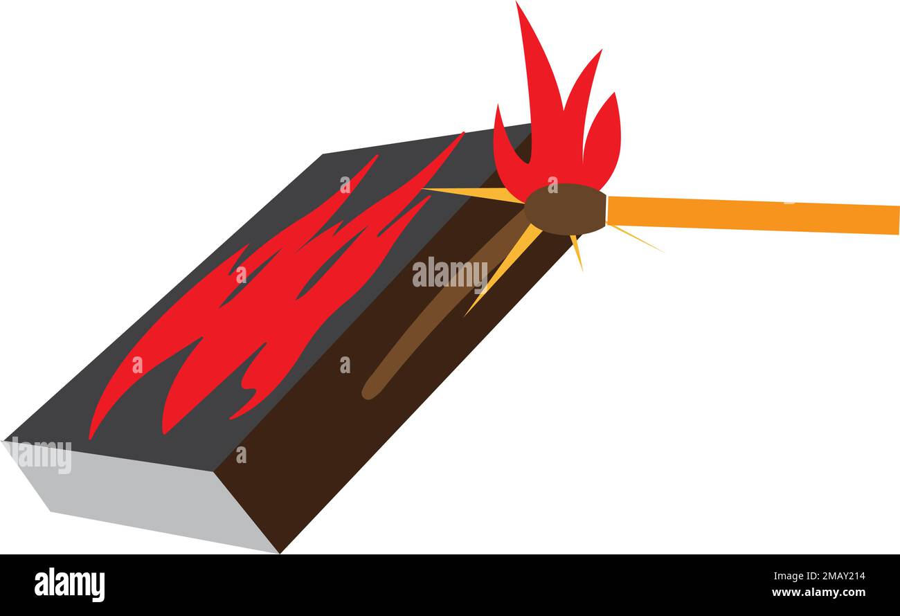 stem matches logo stock illustration design Stock Vector Image & Art ...