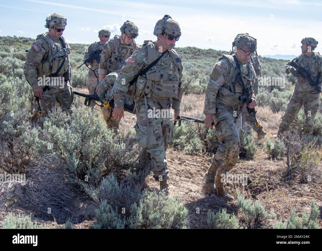 BOISE, idaho - Soldiers assigned to the 65th Field Artillery Brigade ...