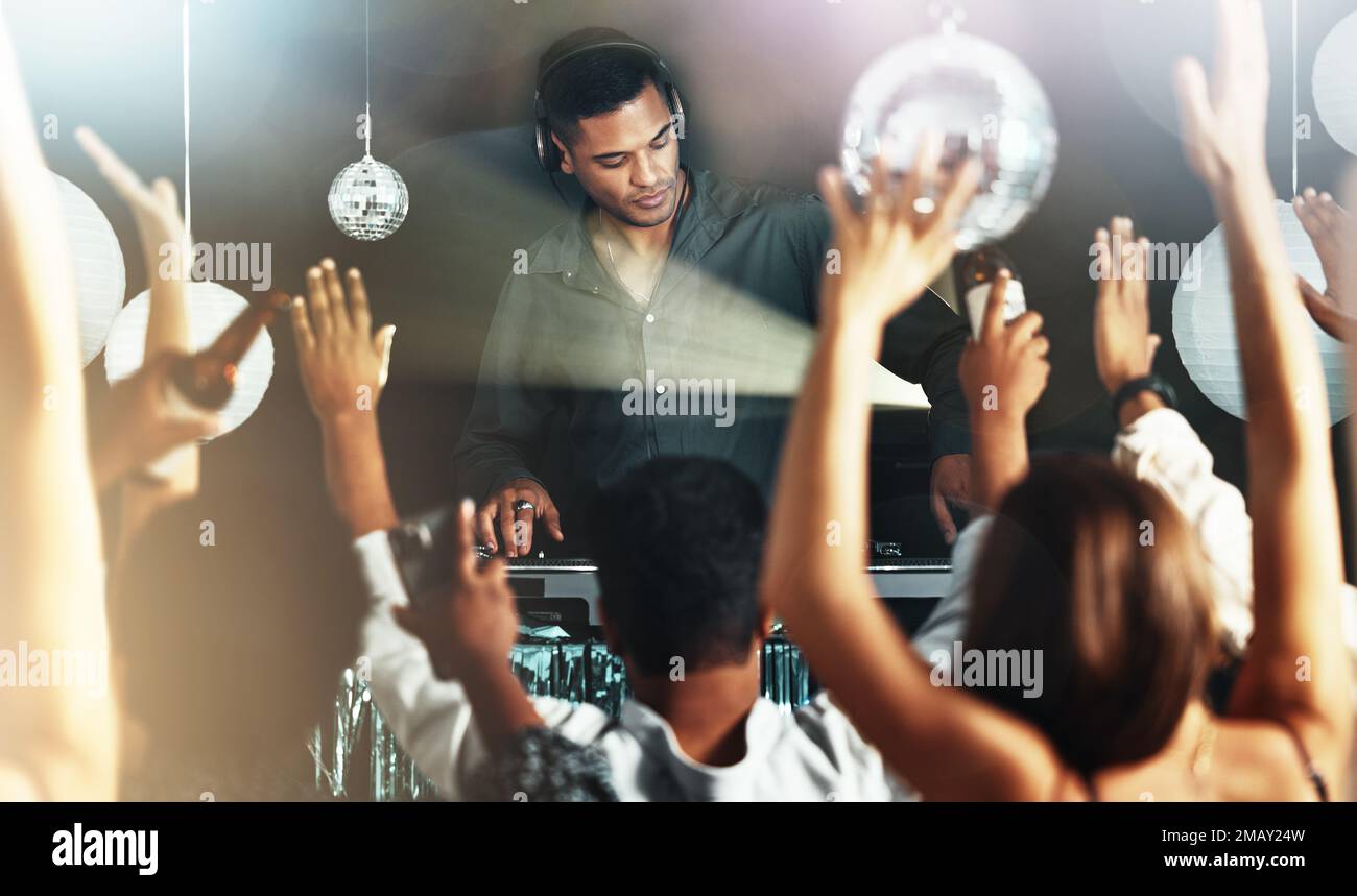 Dj party hi-res stock photography and images - Alamy