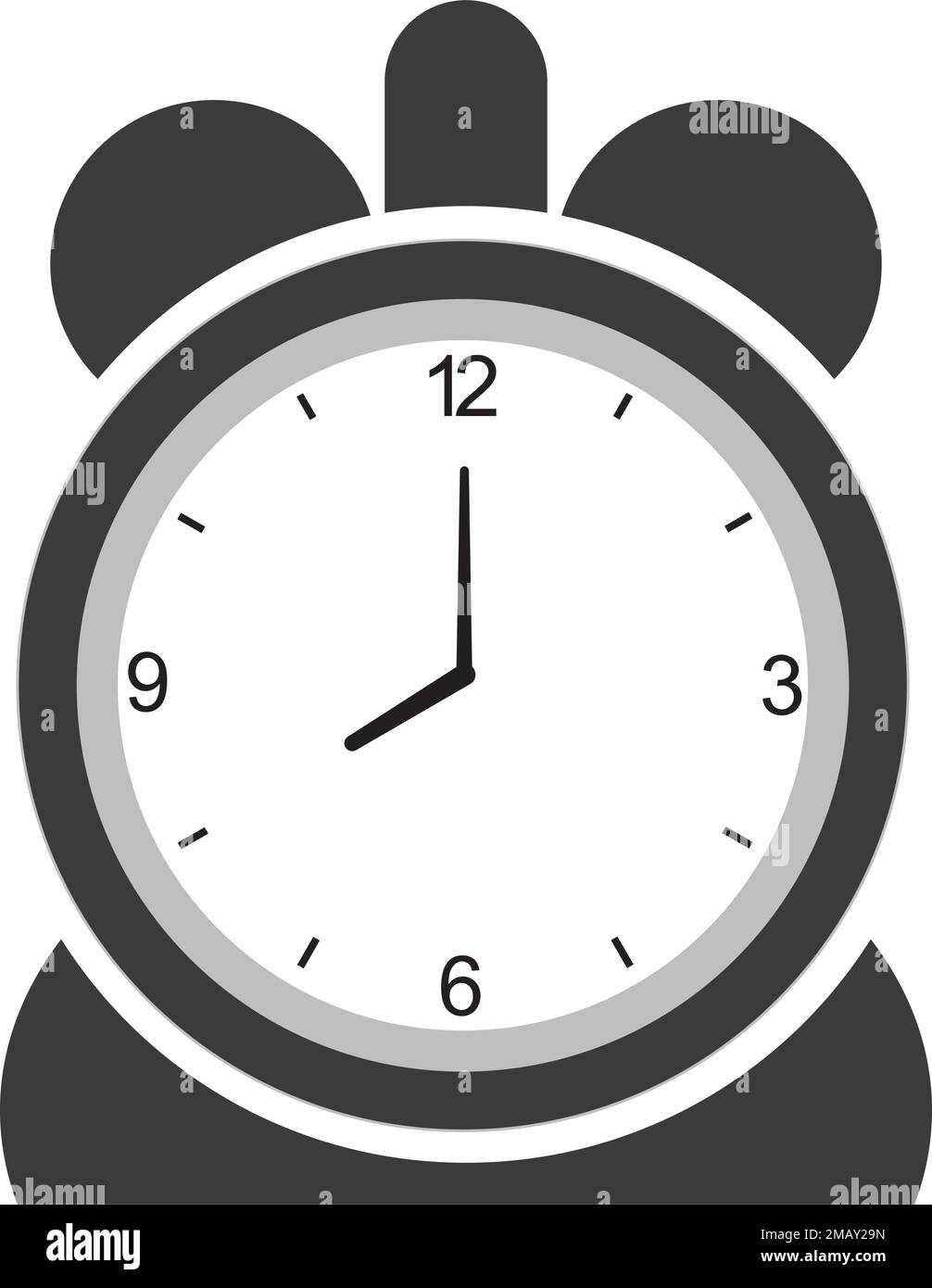 clock logo vektor illustration design Stock Vector Image & Art - Alamy