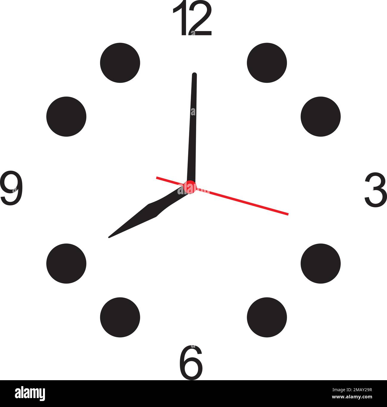 clock logo vektor illustration design Stock Vector Image & Art - Alamy