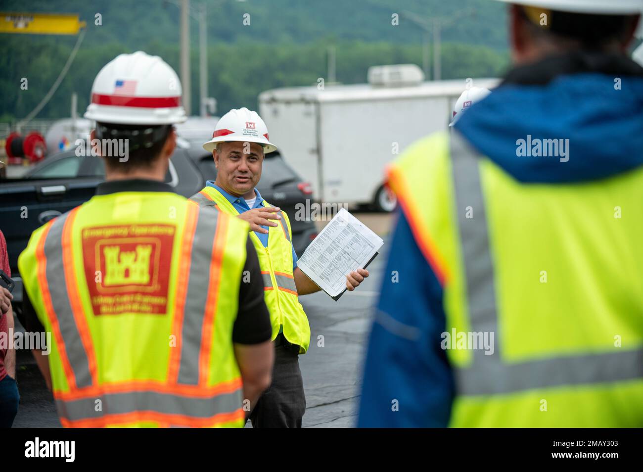 Cory Morgan, a lead engineer with the Inland Navigation Design Center ...