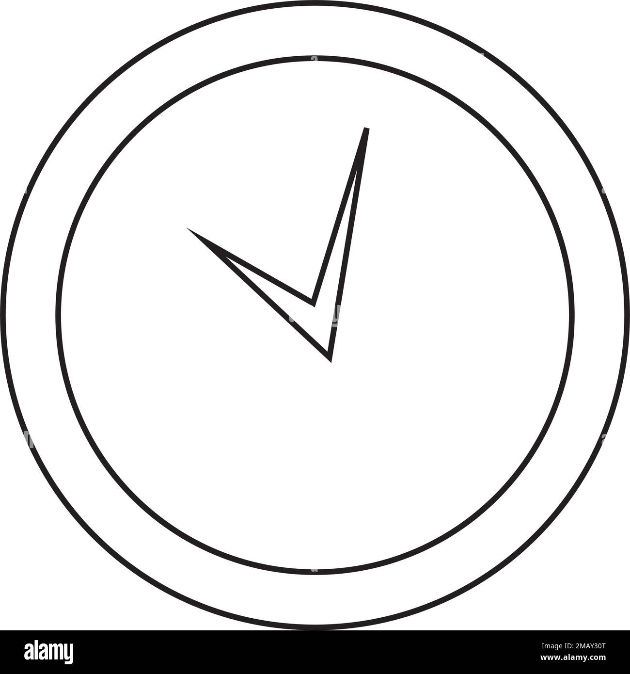 clock logo vektor illustration design Stock Vector Image & Art - Alamy