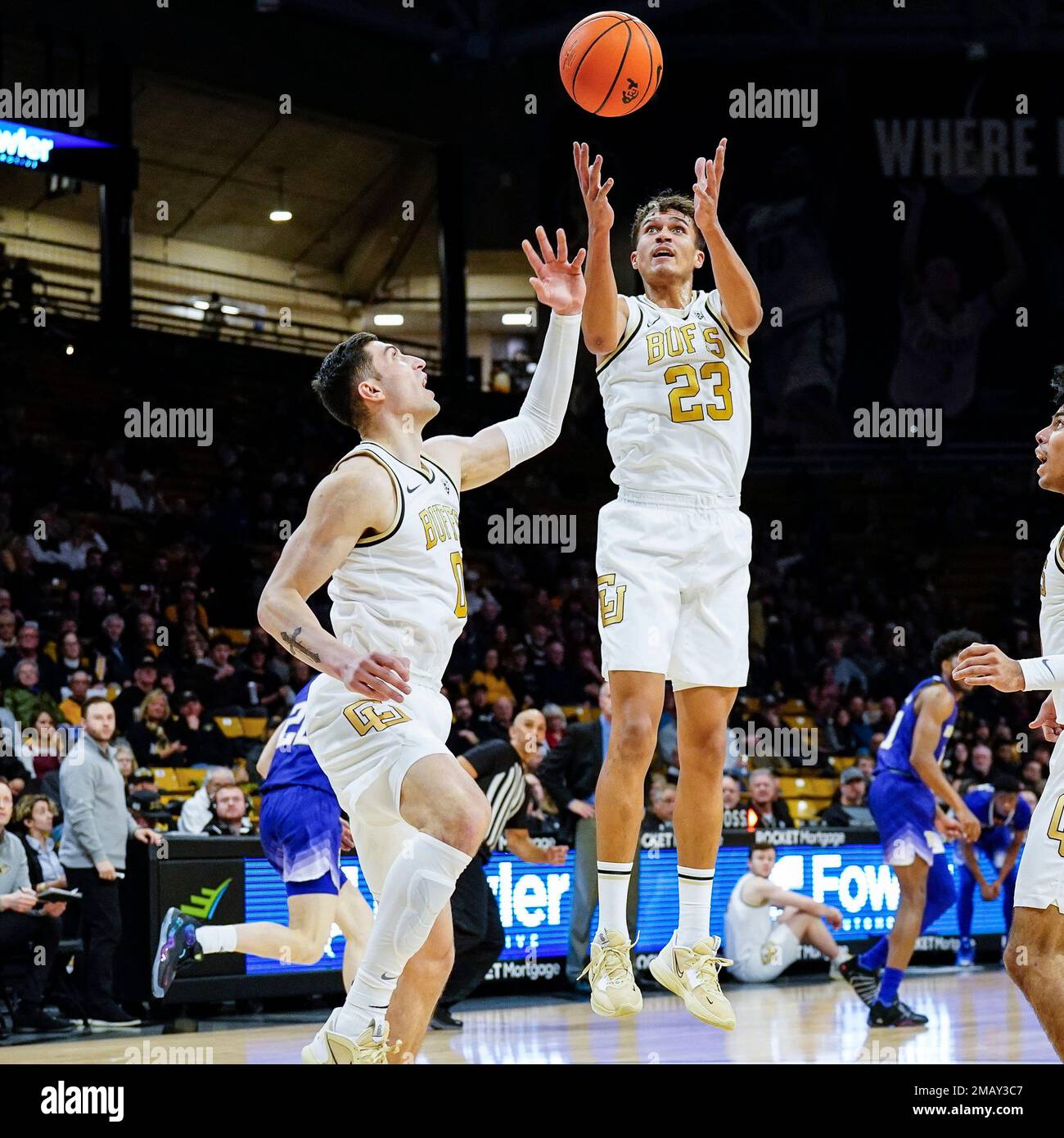 Boulder, CO, USA. 19th Jan, 2023. Colorado Buffaloes forward Tristan da ...