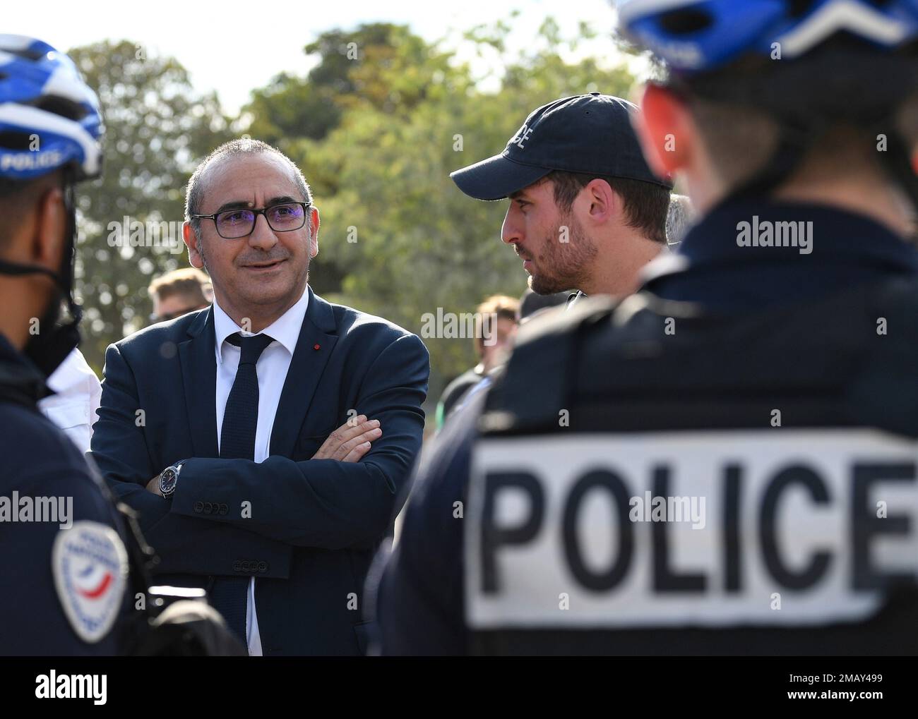 Newly-appointed Paris police prefect Laurent Nunez meets police ...
