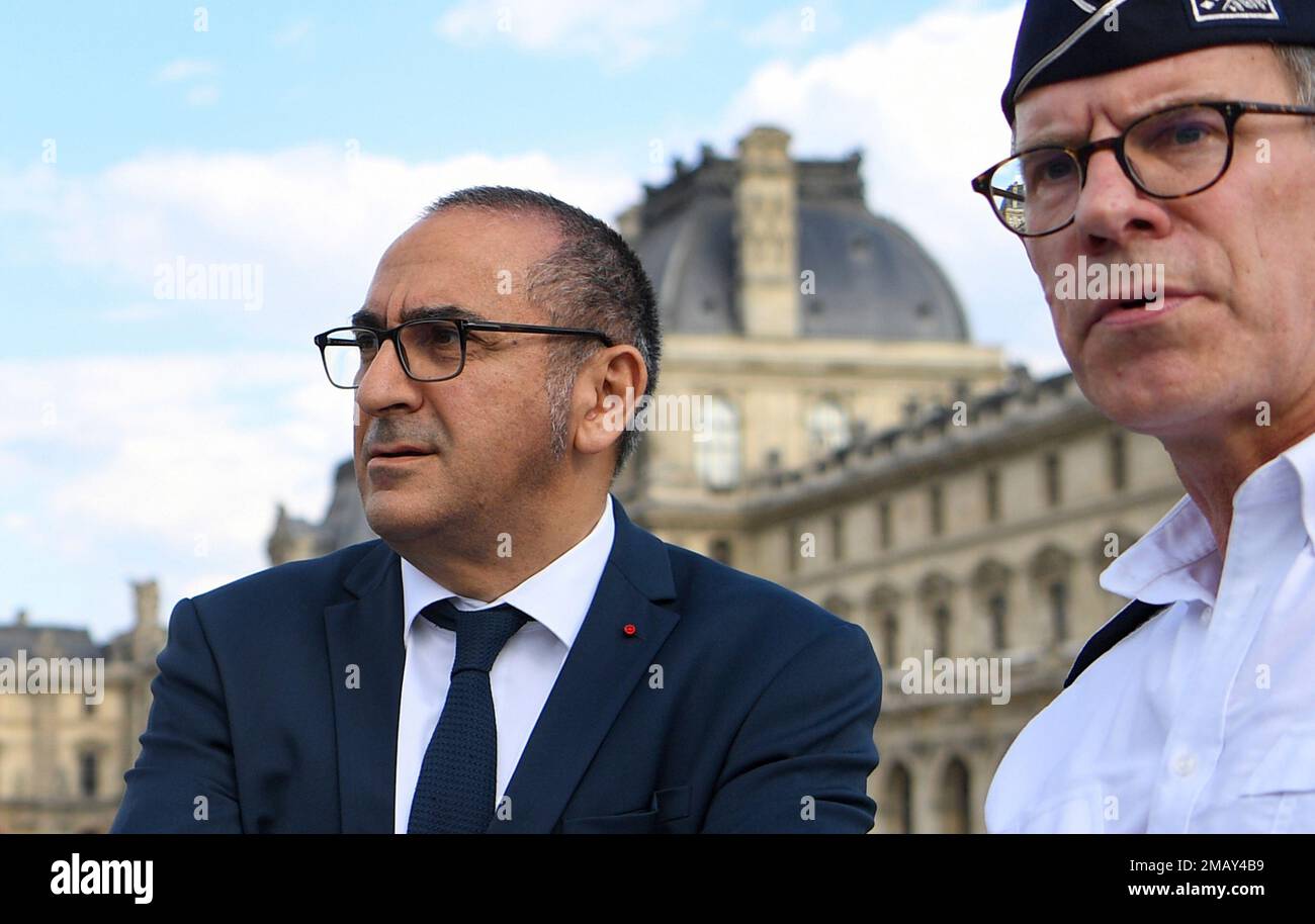 Newly-appointed Paris police prefect Laurent Nunez meets police ...