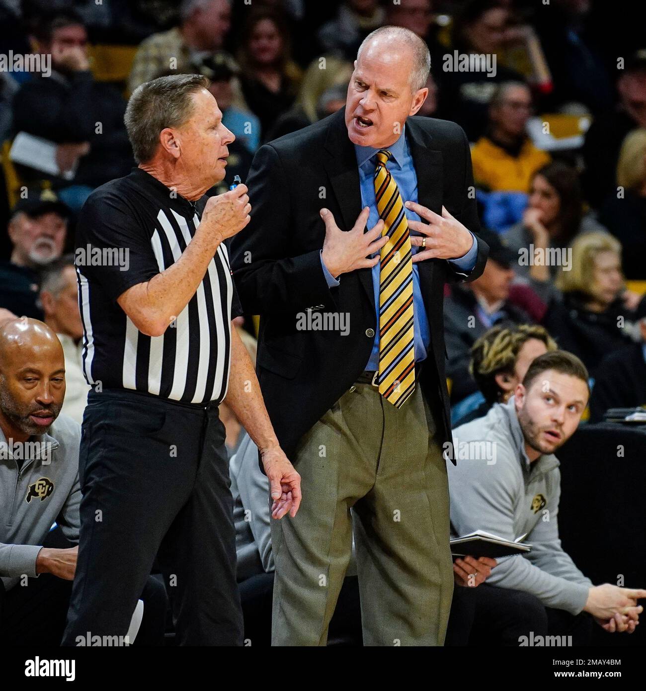 Boulder, CO, USA. 19th Jan, 2023. Colorado Buffaloes head coach Tad ...