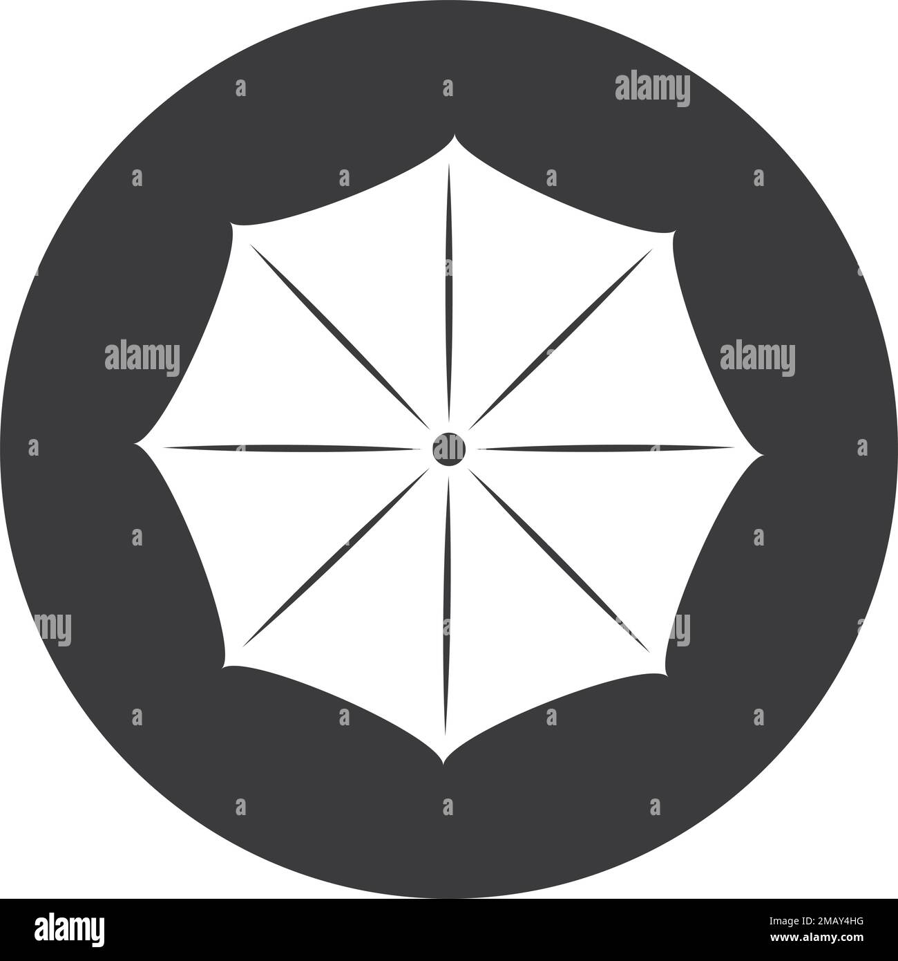 umbrella logo vektor illustration design Stock Vector Image & Art - Alamy