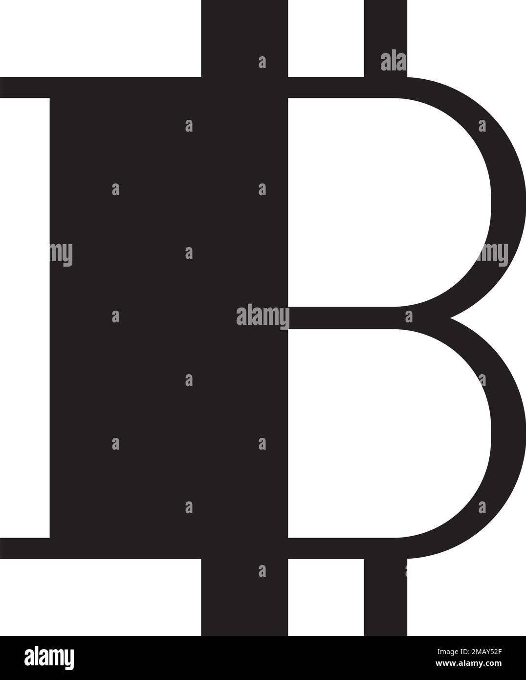 bitcoin logo vektor illustration design Stock Vector Image & Art - Alamy