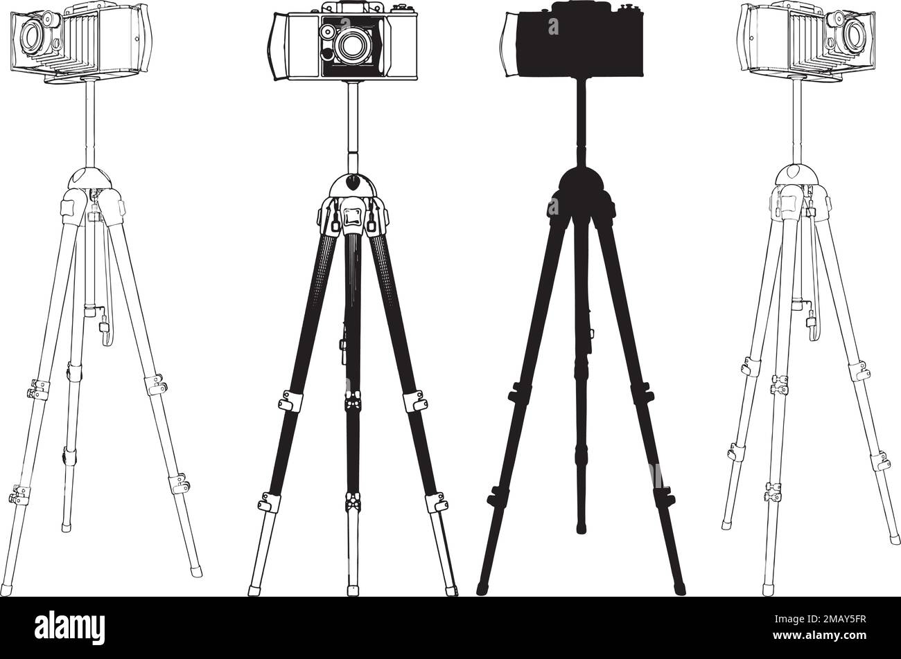 Old Photographic Camera Vector Stock Vector Image & Art - Alamy