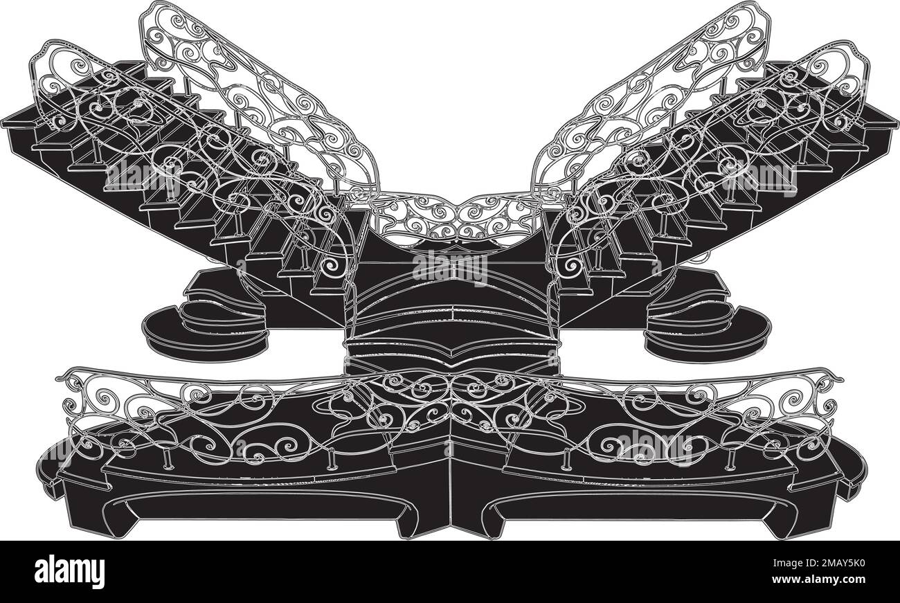 View staircase interior Cut Out Stock Images & Pictures - Alamy