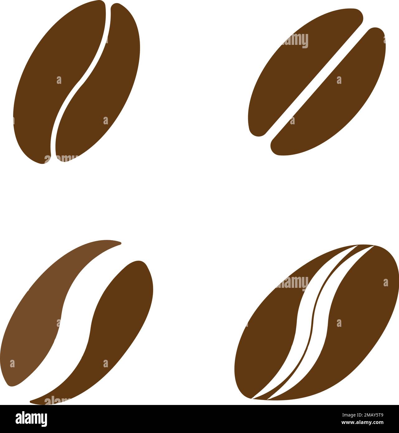 coffee bean logo illustration design Stock Vector Image & Art - Alamy