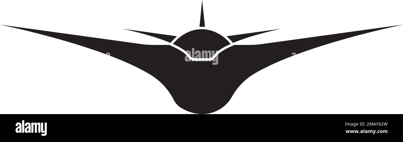 airplane logo vektor illustration design Stock Vector Image & Art - Alamy