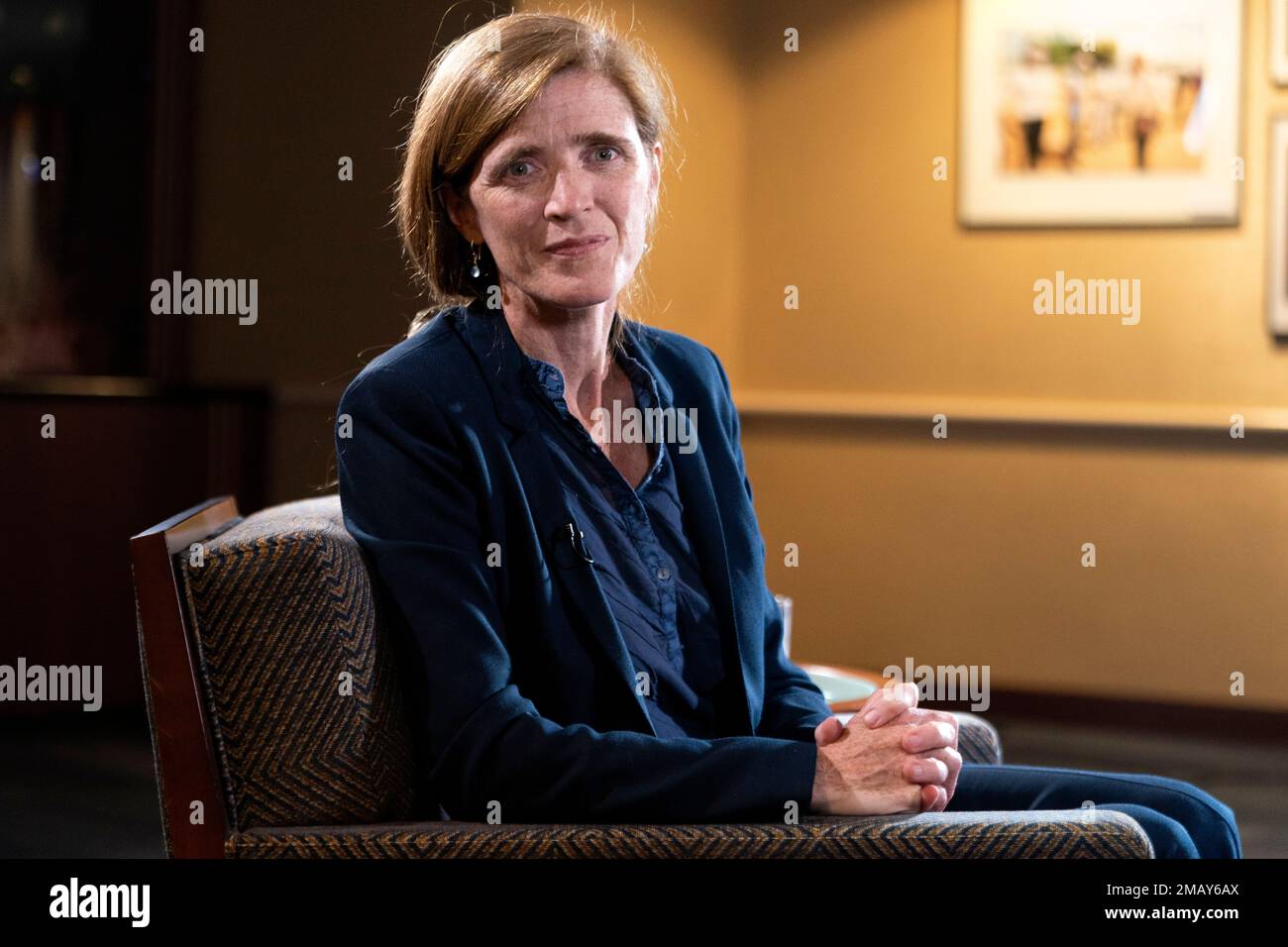 USAID Administrator Samantha Power poses for a portrait after being ...