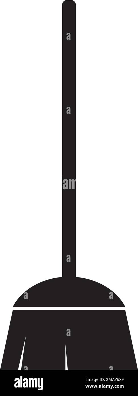 Broom pictogram Black and White Stock Photos & Images - Alamy