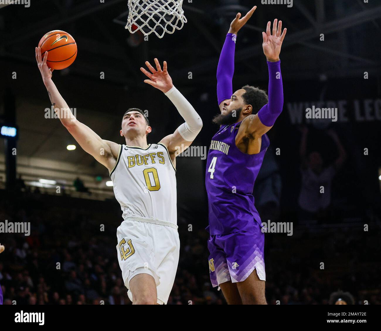 Boulder, CO, USA. 19th Jan, 2023. Colorado Buffaloes guard Luke O'Brien ...