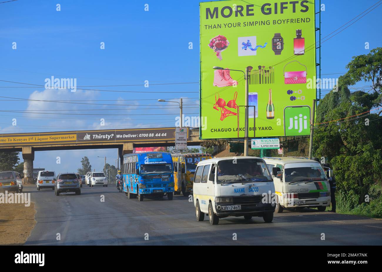 Matatus dominate the traffic scene in central Nairobi and its suburbs ...