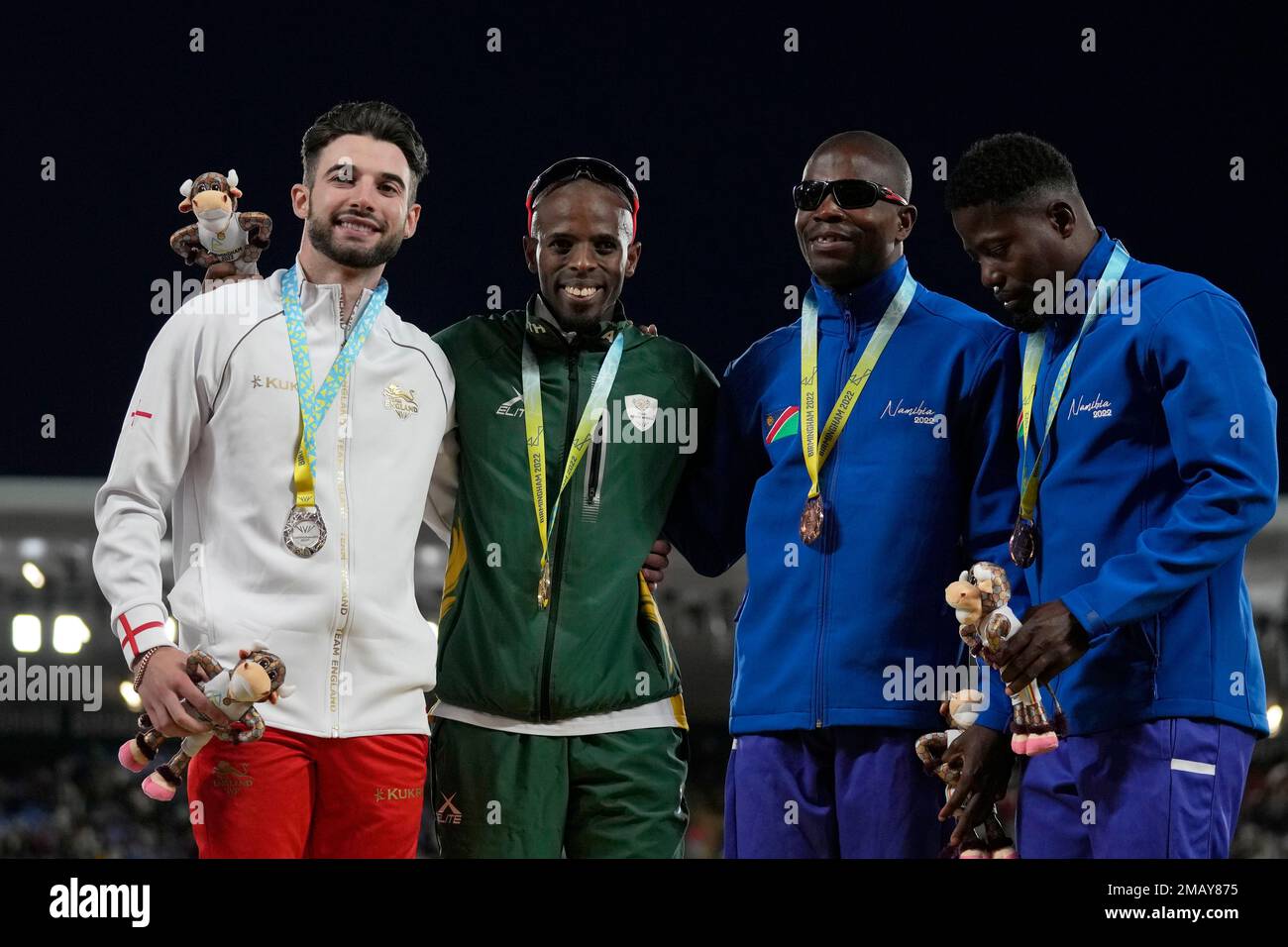 Silver medalist Zachary Alexander Shaw of England, gold medalist ...
