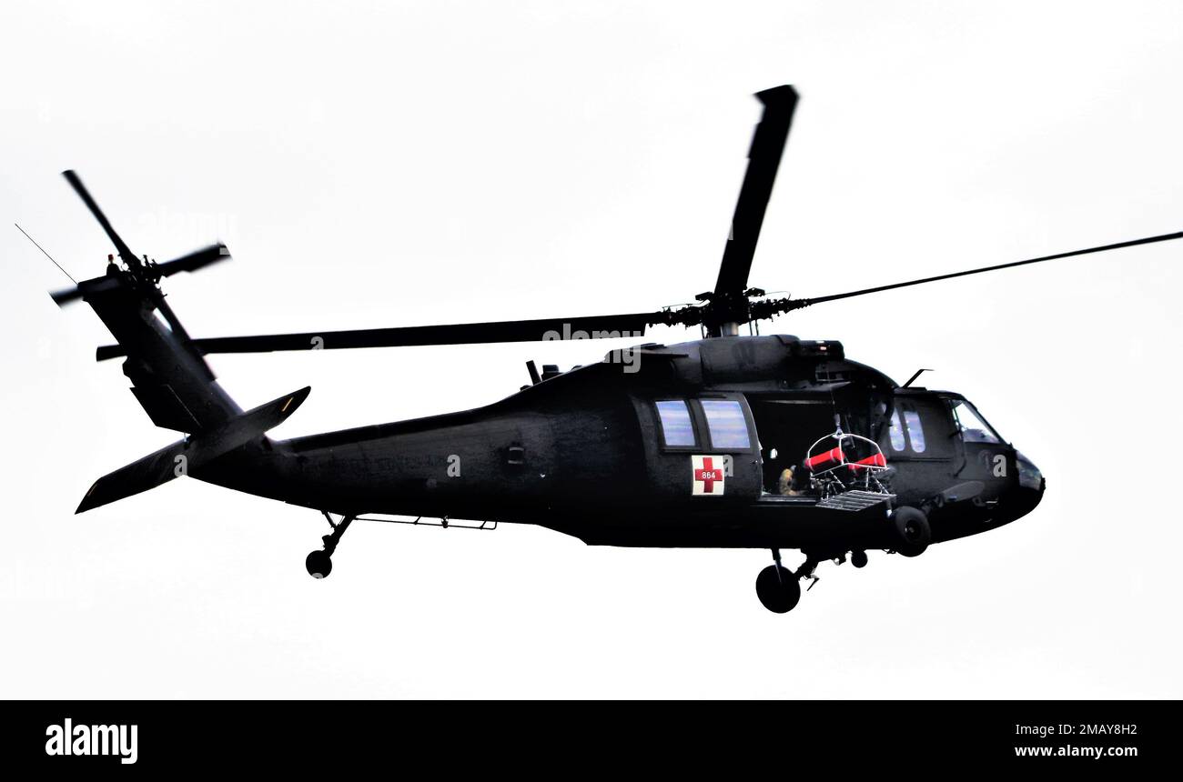 Helicopter hoist Cut Out Stock Images & Pictures - Alamy