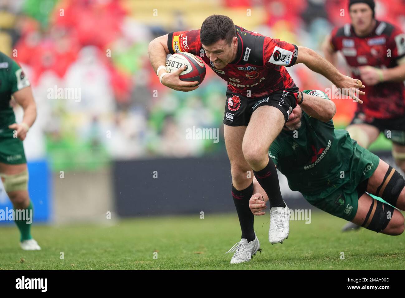 Brave Lupus' Jack Stratton during the Japan Rugby League One 2022-23 ...