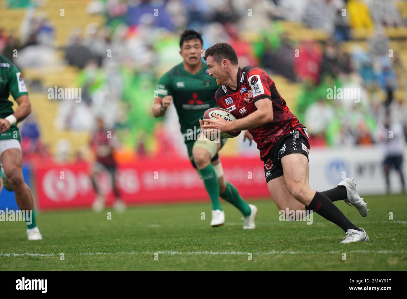 Brave Lupus' Jack Stratton during the Japan Rugby League One 2022-23 ...
