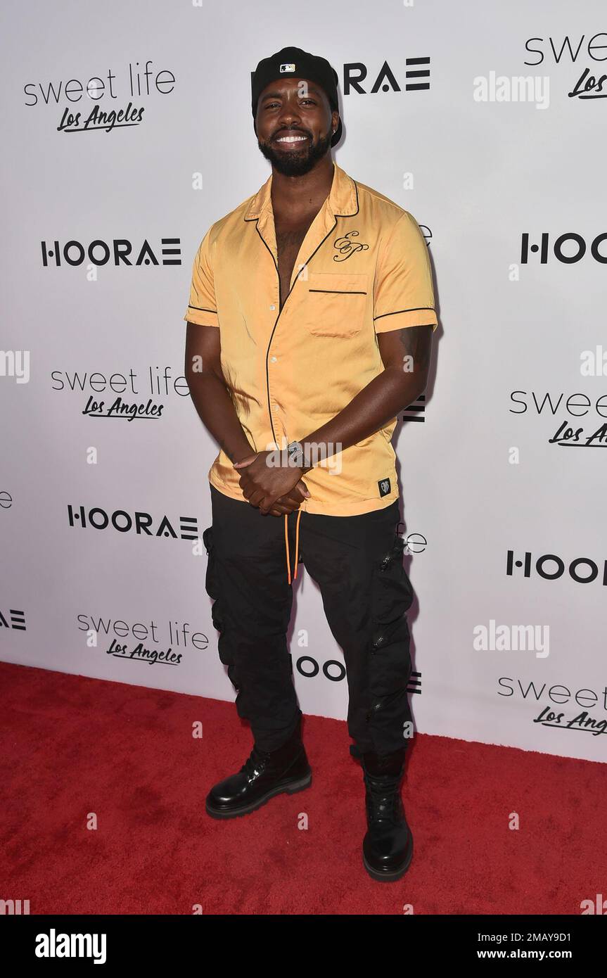 Lawrence Robinson arrives at the season two premiere of "Sweet Life ...