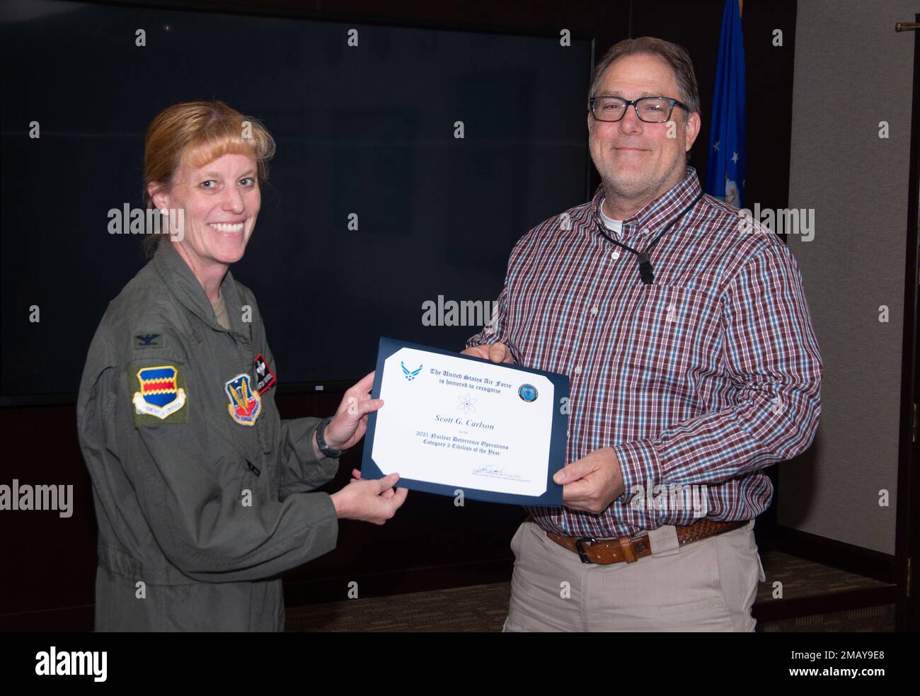 55th wing commander hi-res stock photography and images - Alamy