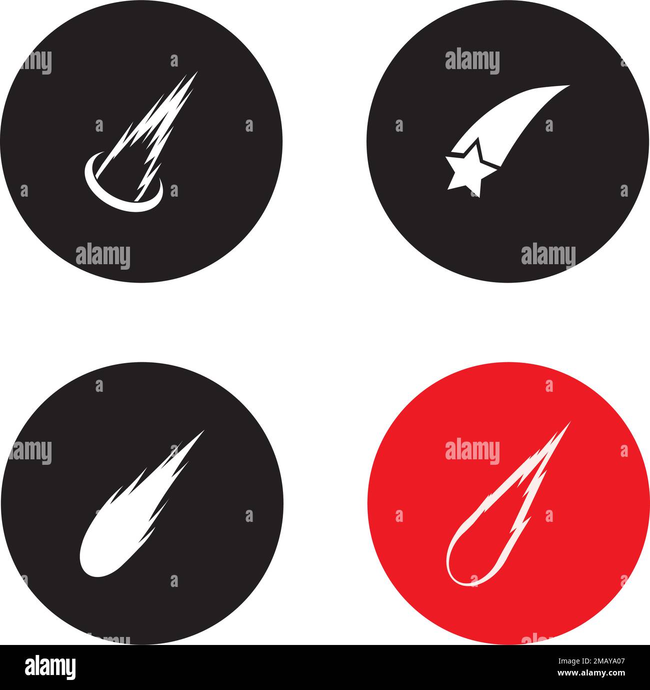 meteor logo vektor illustration design Stock Vector Image & Art - Alamy