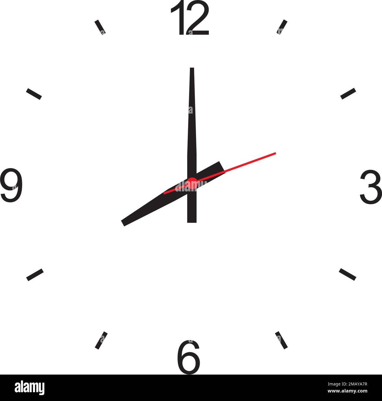 clock logo vektor illustration design Stock Vector Image & Art - Alamy