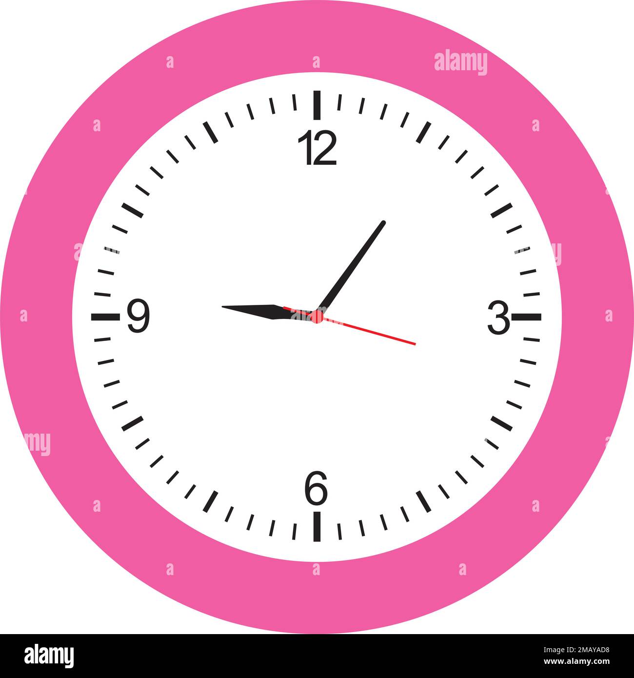 clock logo vektor illustration design Stock Vector Image & Art - Alamy