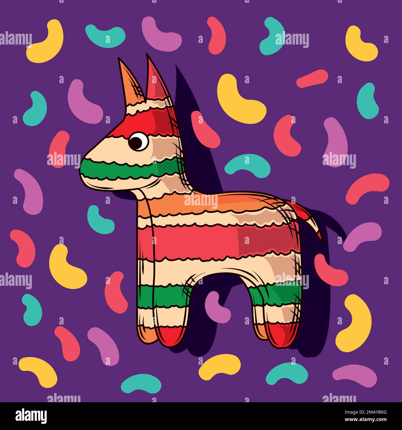 mexican pinata party Stock Vector Image & Art - Alamy