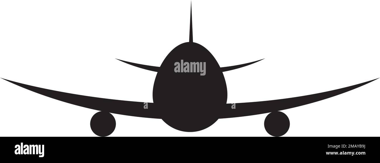 airplane logo vektor illustration design Stock Vector Image & Art - Alamy