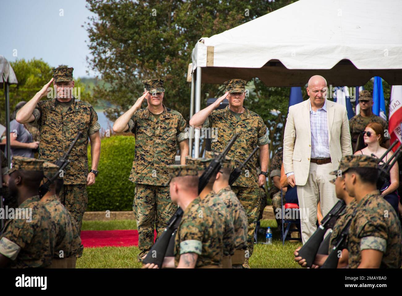 U.S. Marine Corps Brig. Gen. Michael E. McWilliams, the commanding ...