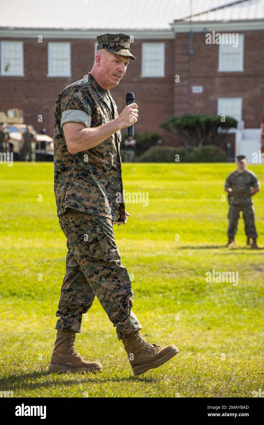 U.S. Marine Corps Brig. Gen. Michael E. McWilliams, the incoming ...