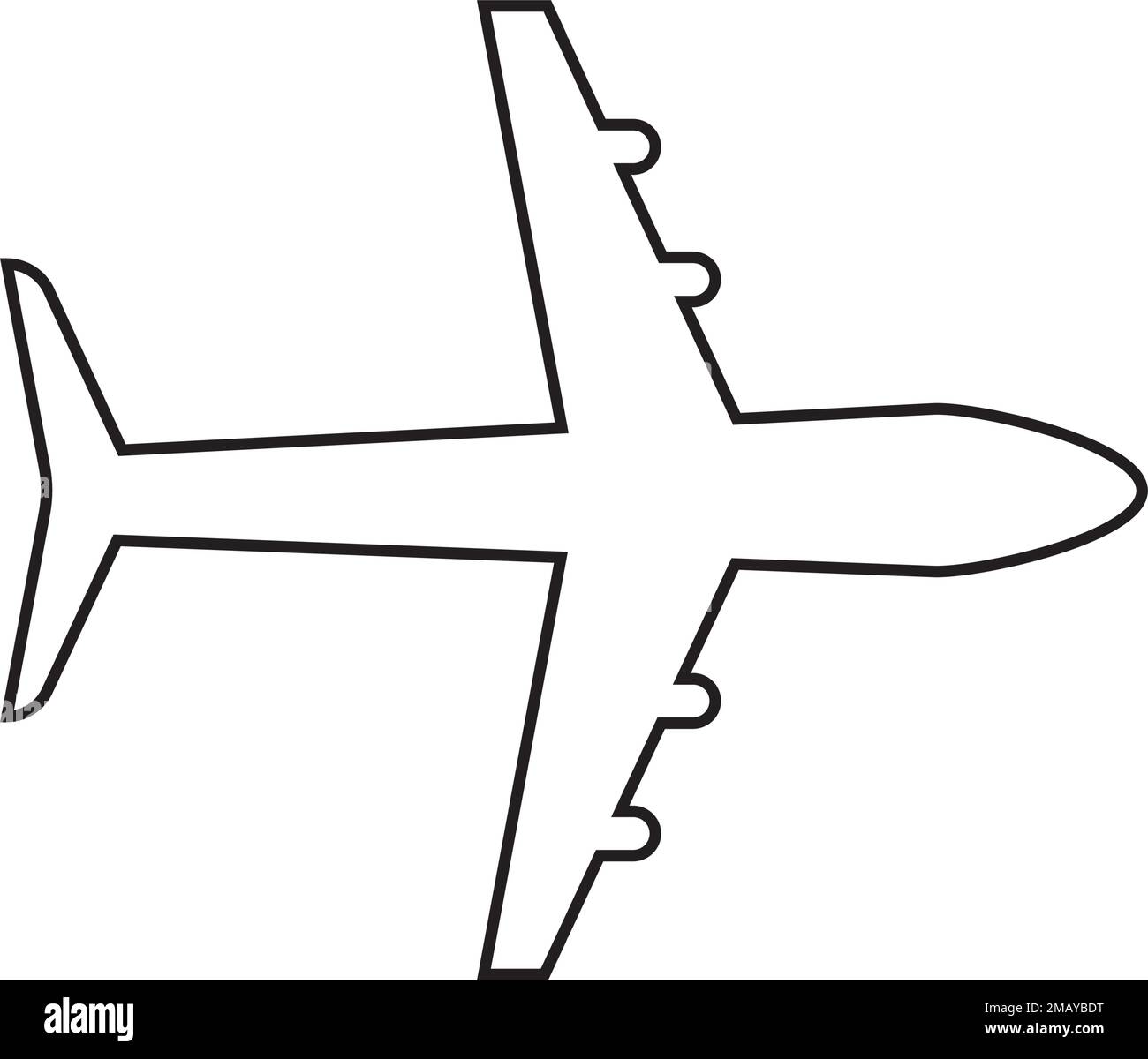 airplane logo vektor illustration design Stock Vector Image & Art - Alamy