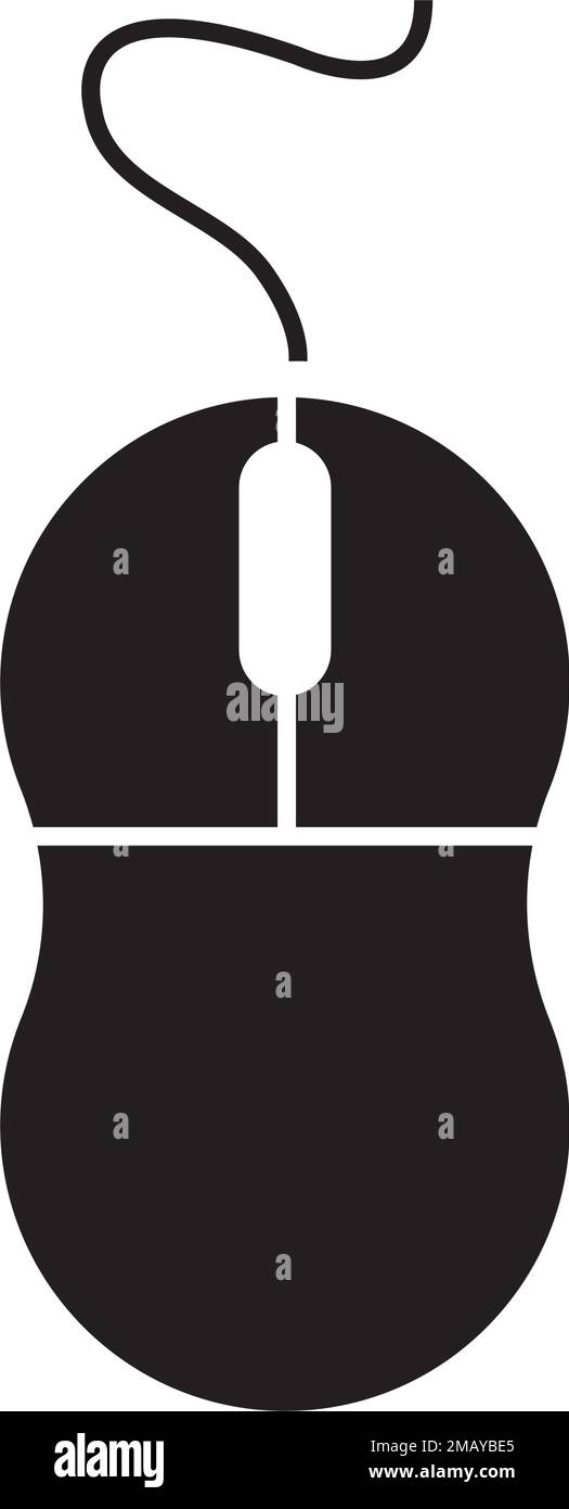 komputer mouse logo illustration design Stock Vector Image & Art - Alamy