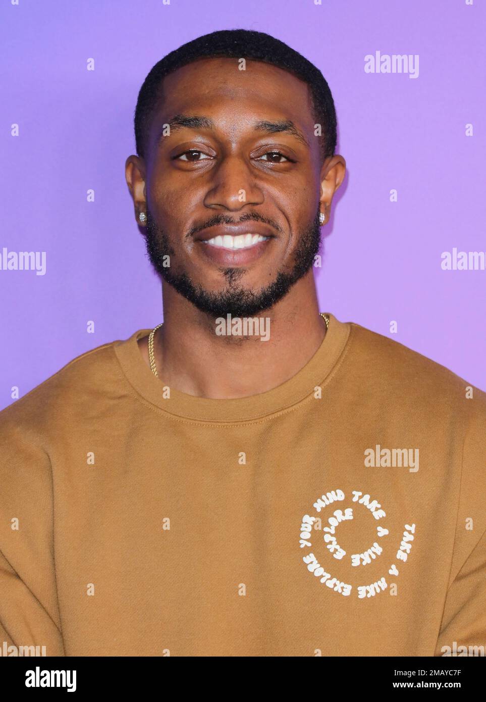 Isaiah Jarel arrives at The Red Carpet Event for the season three ...