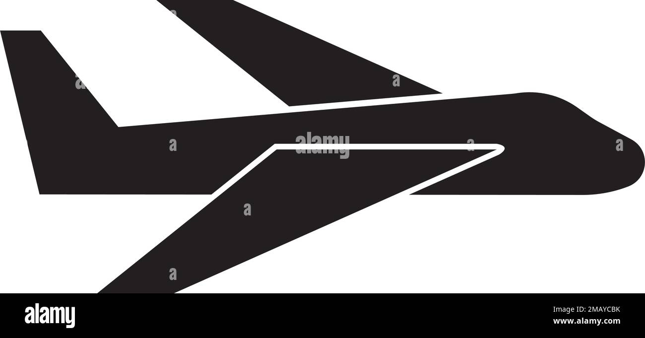 airplane logo vektor illustration design Stock Vector Image & Art - Alamy