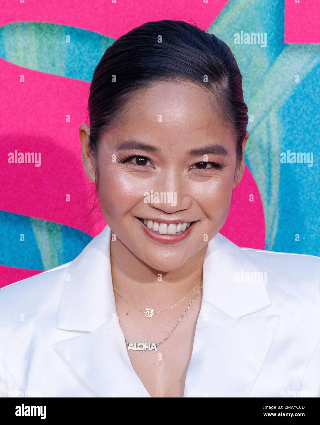 Sylvia Kwan arrives at the World Premiere of "Easter Sunday" on Tuesday ...