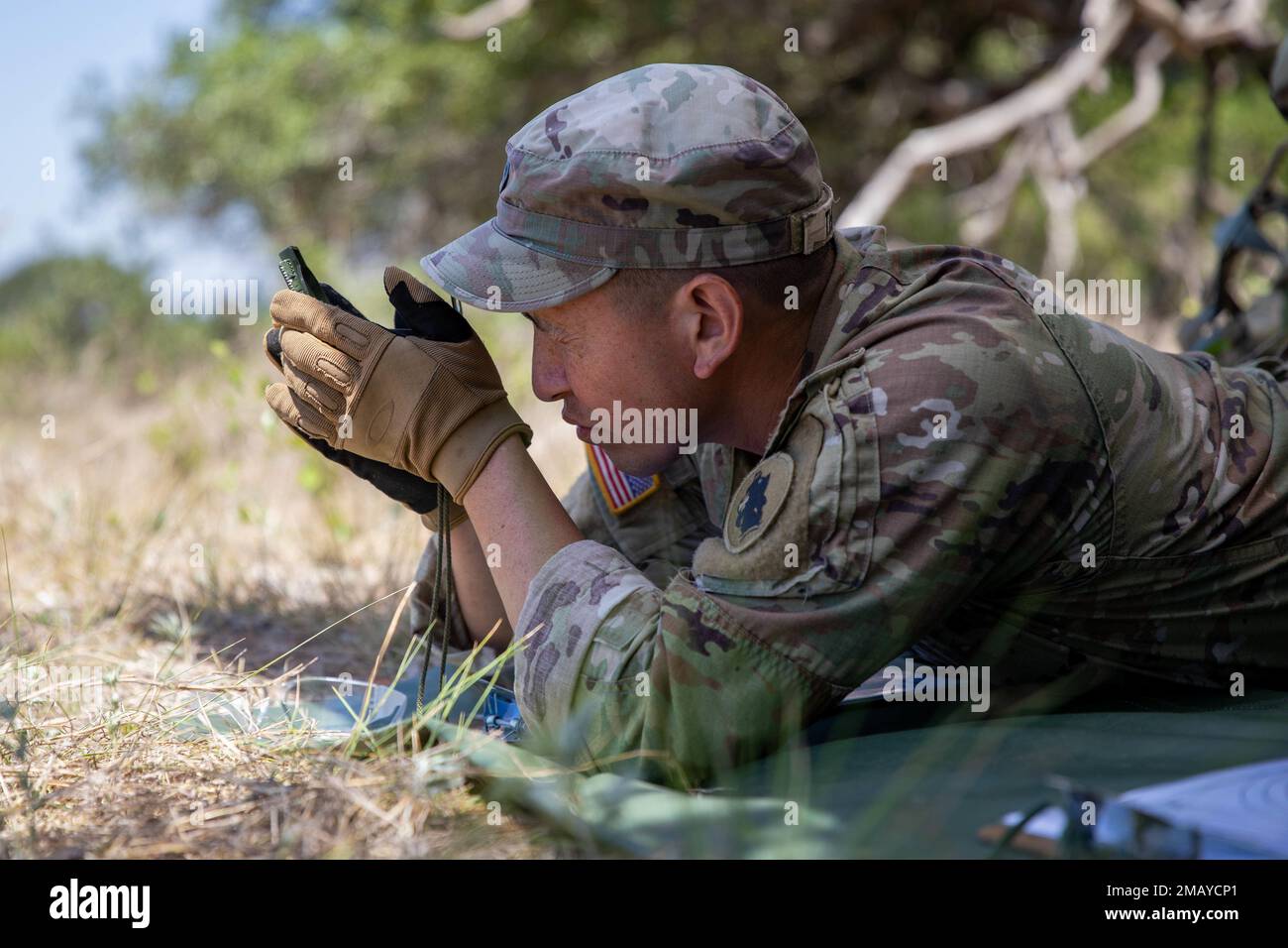 Spc. Aaron Thomas, a squad member representing U.S. Army South's best ...