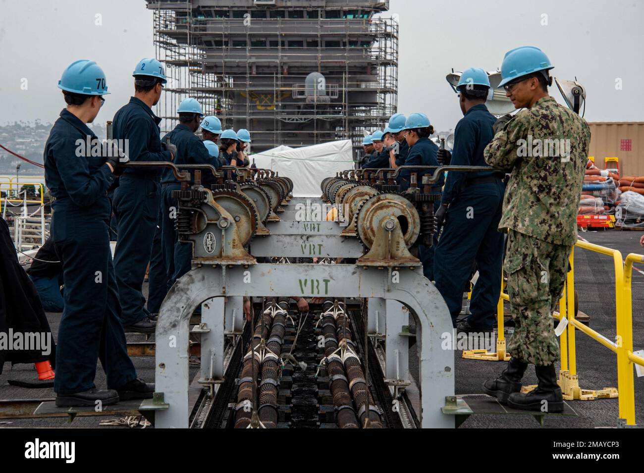 220608-N-TD381-1075 SAN DIEGO (June 8, 2022) Sailors assigned to Nimitz ...